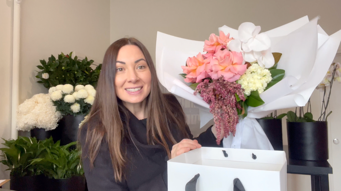 'Thank You' Kate Hill Greeting Card | Kate Hill Flowers