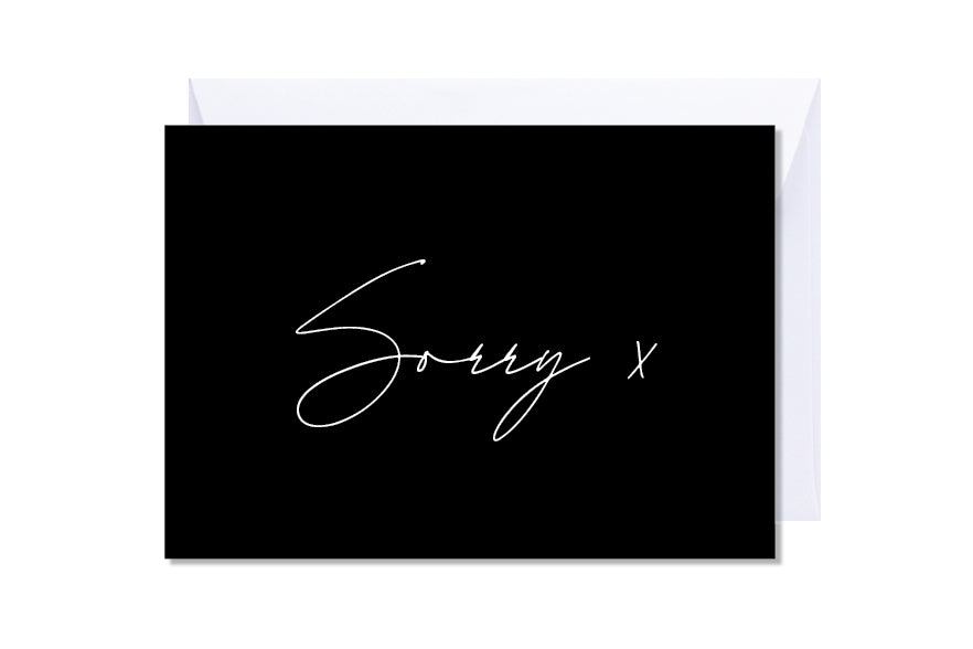 'Sorry' Kate Hill Greeting Card | Kate Hill Flowers – Kate Hill Flowers